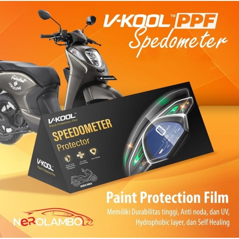Anti-scratch / Protector PPF VKOOL Speedo Yamaha Aerox 155 Connected ...