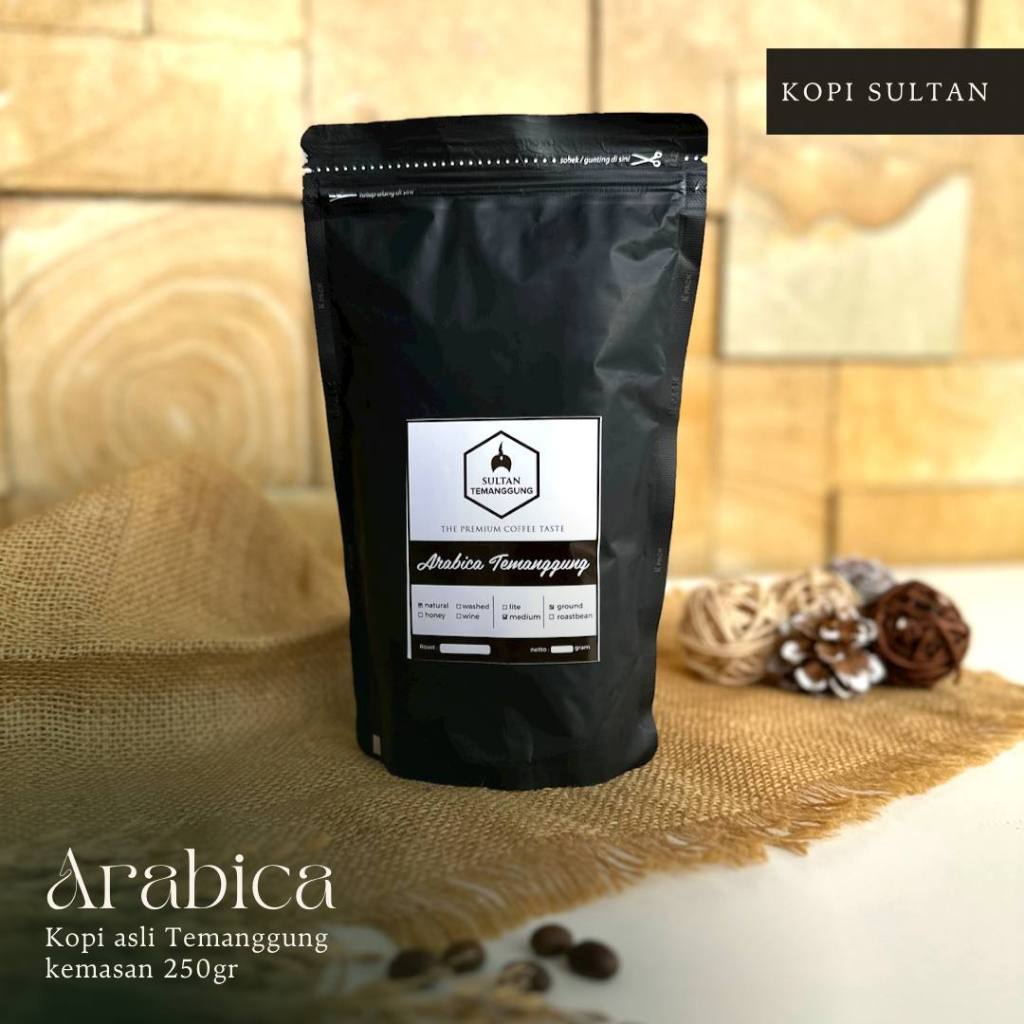Sultan Organic Premium Arabica Coffee 250 gr | Shopee Philippines