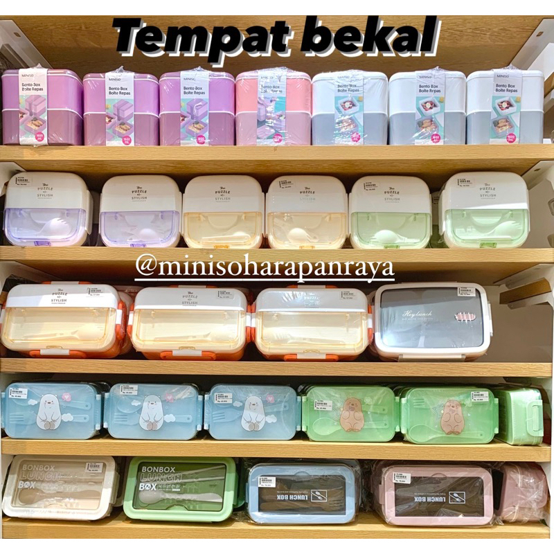 Lunch BOX, LUNCH BOX MINISO & BONBOX | Shopee Philippines