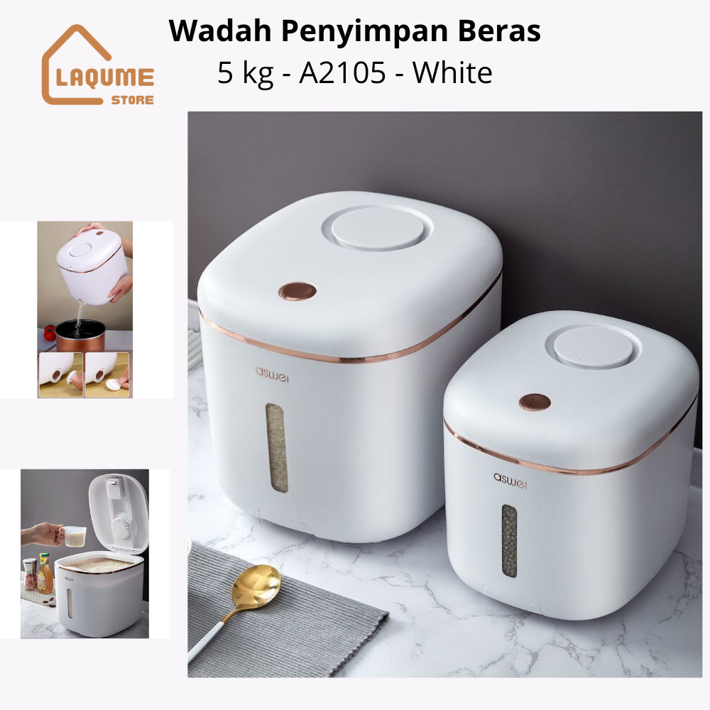 Food Storage Container Food Rice Container Moistureproof 5kg | Shopee ...