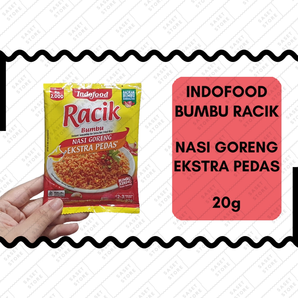 Indofood Extra Spicy Fried Rice Mix Flour 20g Sachet Kitchen Cooking ...