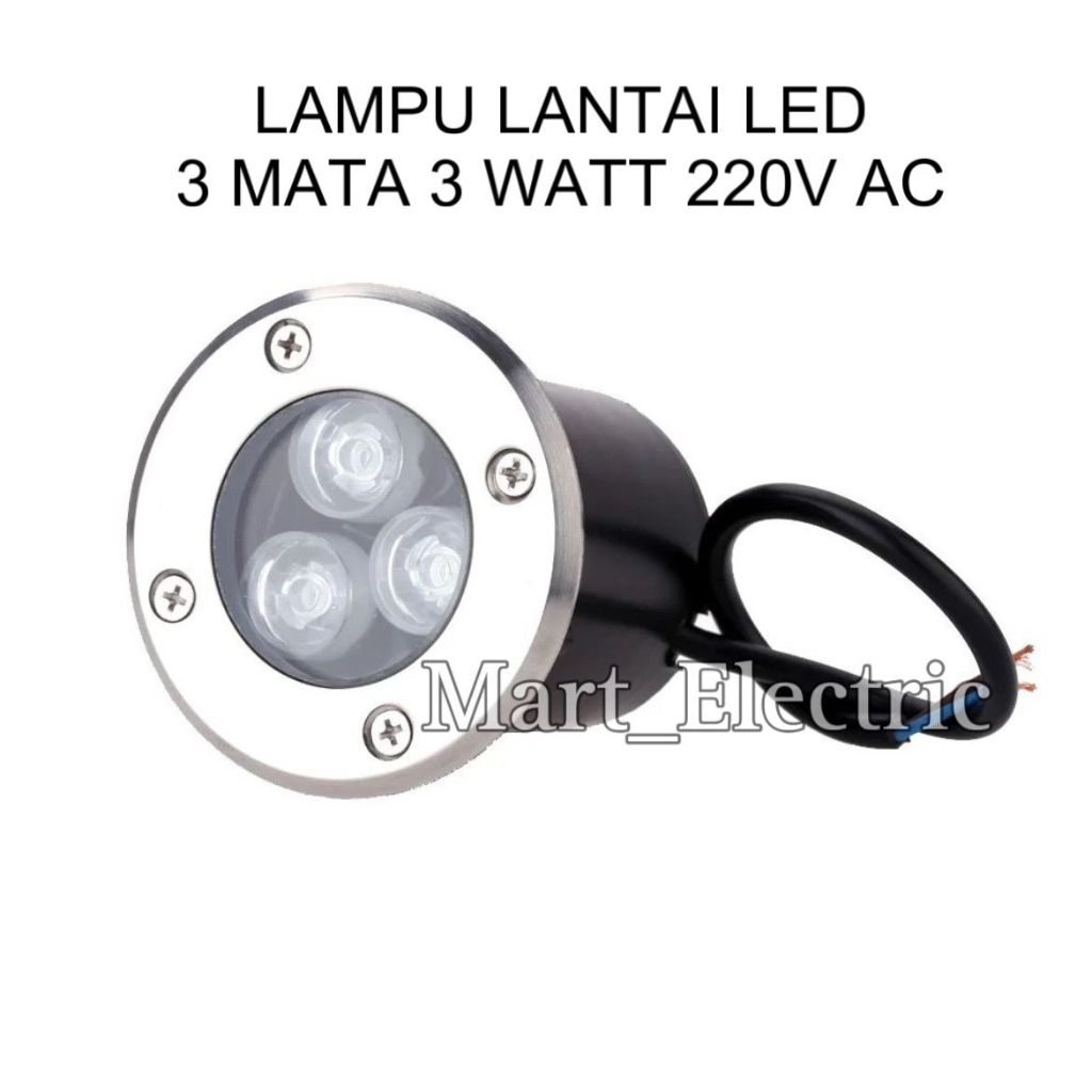 MATA Led FLOOR LIGHT 3 EYES 3 WATT 220V AC STEP LIGHT OUTDOOR UPLIGHT ...