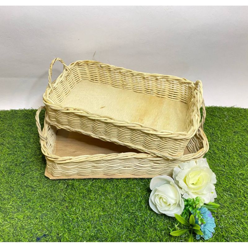 Rattan ear parcel / rattan parcel / delivery box / fruit box / gift box ...