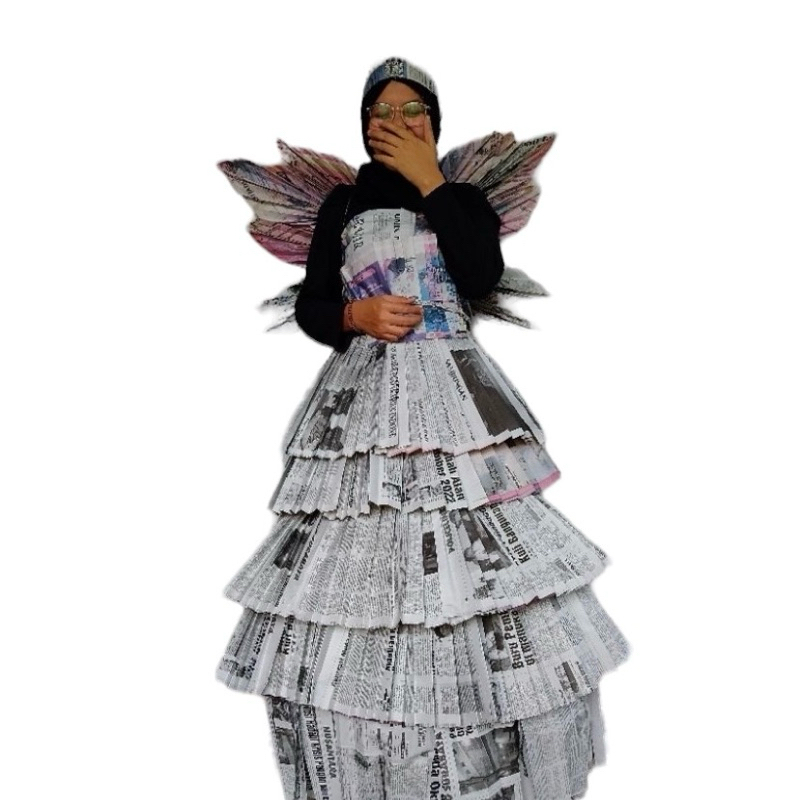 Recycled Clothes for Adult Girls' Carnival Costumes with Headbands from ...