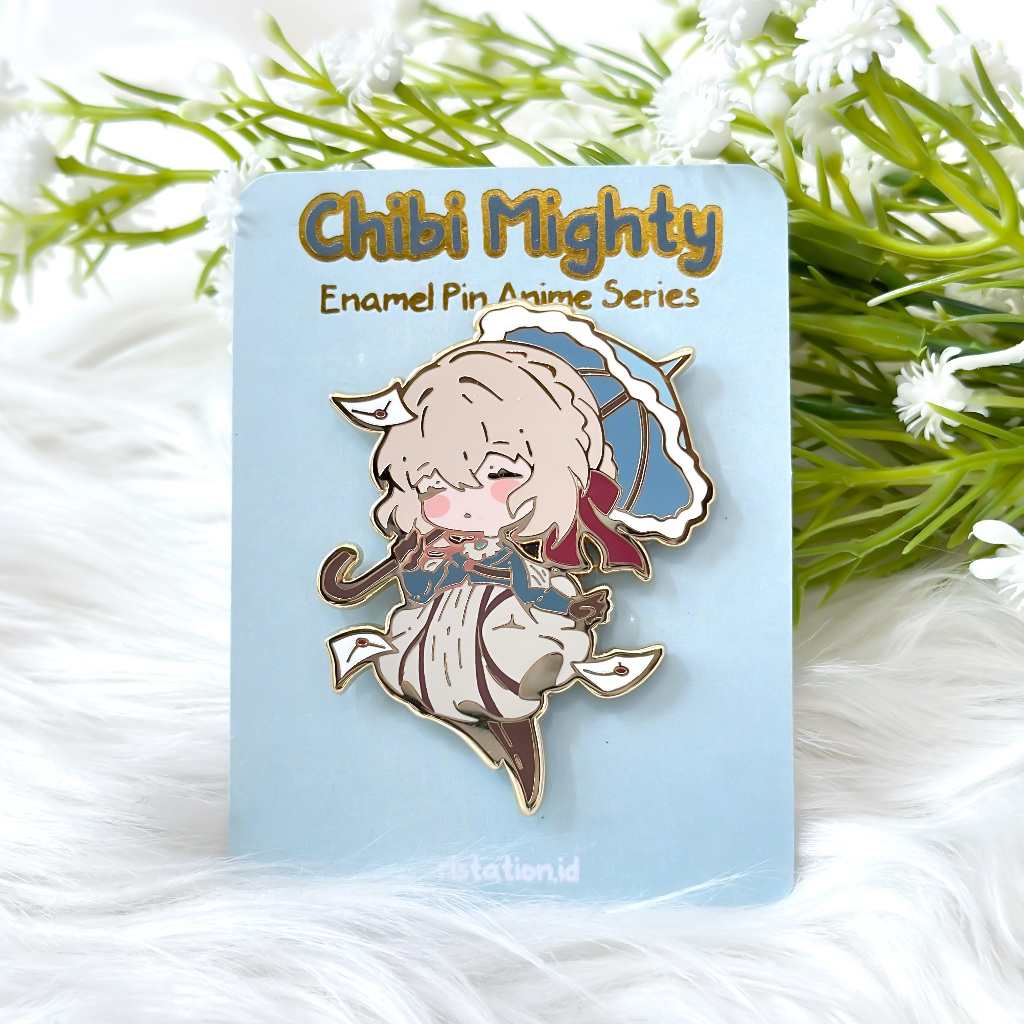 Violet Evergarden Hard Enamel Pin - Chibi Mighty Series | Shopee ...