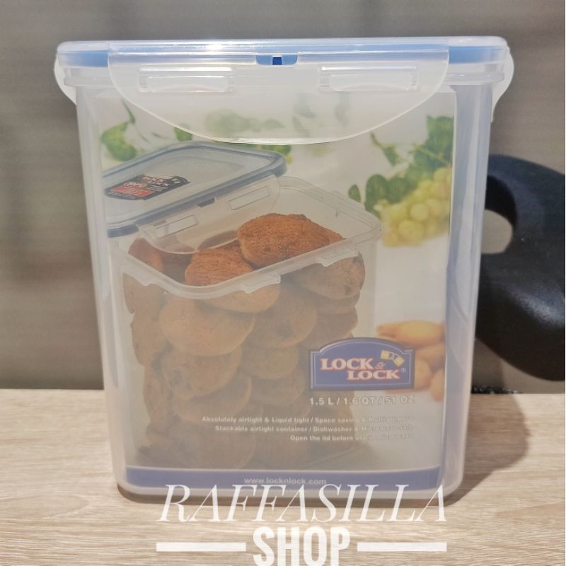 Locknlock Rectangular Tall 1.5L Lock&Lock Food Container | Shopee ...