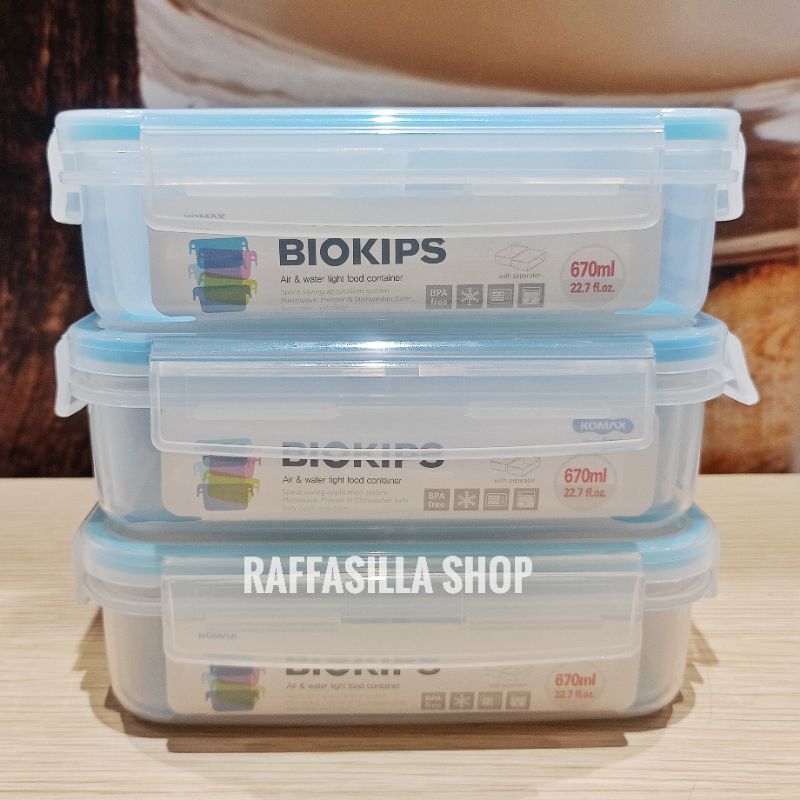 Komax Biokips 670ml Rectangular Korean Food Container Lunch Box ...