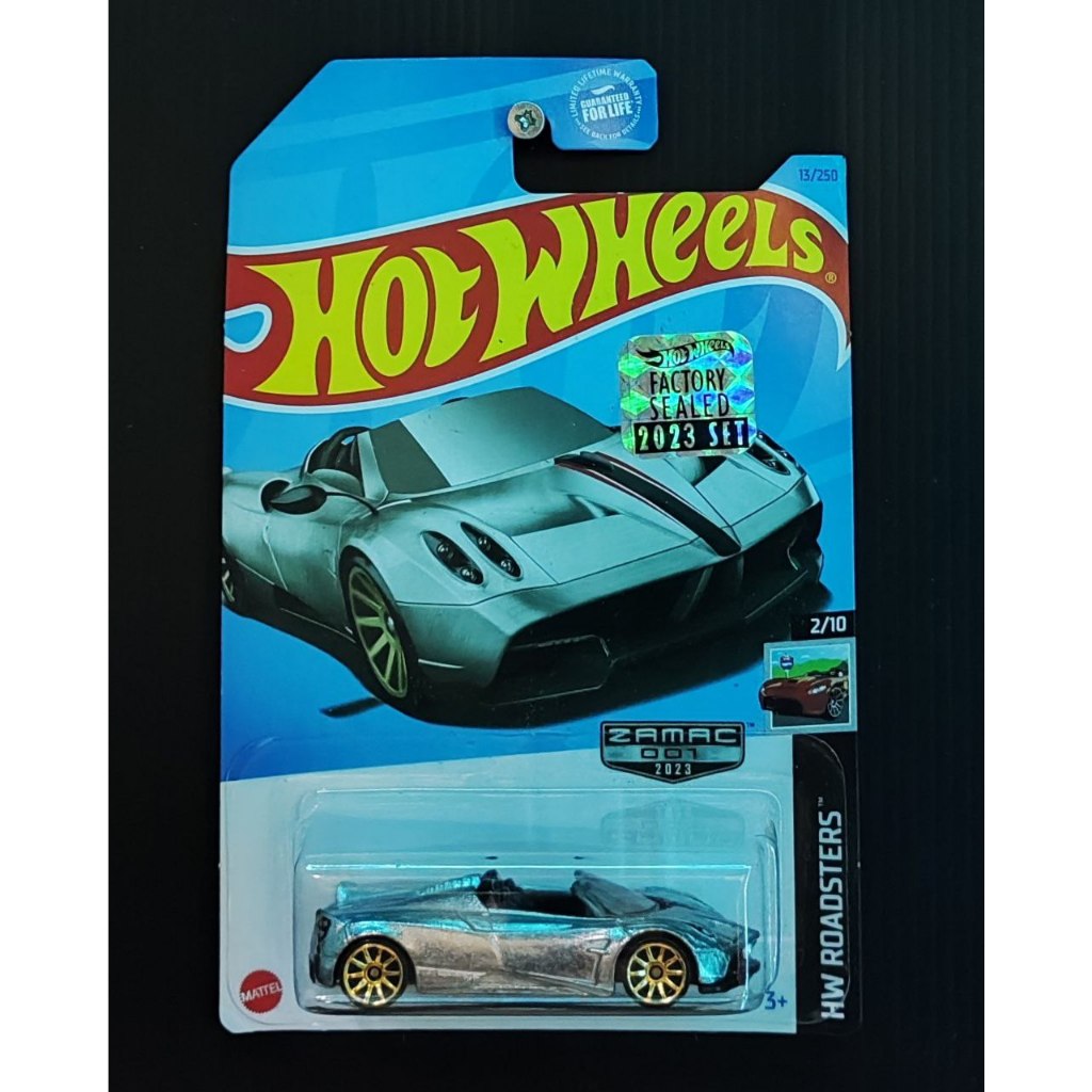 Hot Wheels 17 Pagani Huayra Roadster Zamac Factory Sealed 2023 Shopee