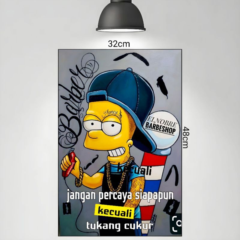 Barber WORDS POSTER/CARON NUMBERS/LOGO ART PAPER A3PLUS | Shopee ...