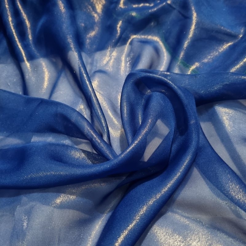 Voile Chiffon Fabric | Chiffon Silk Glitter | Glossy Semi-Glossy Fine ...