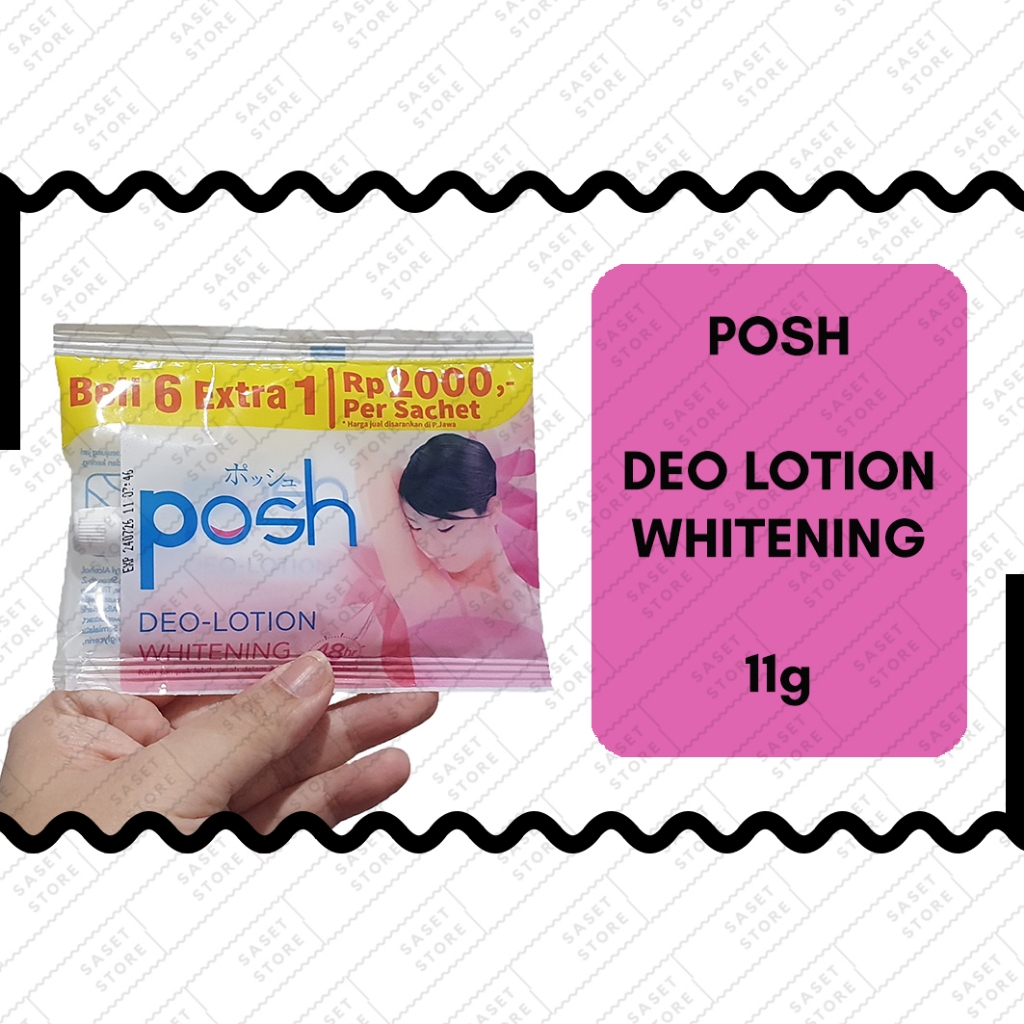 Posh Deo Lotion Whitening 11g Sachet Deodorant | Shopee Philippines