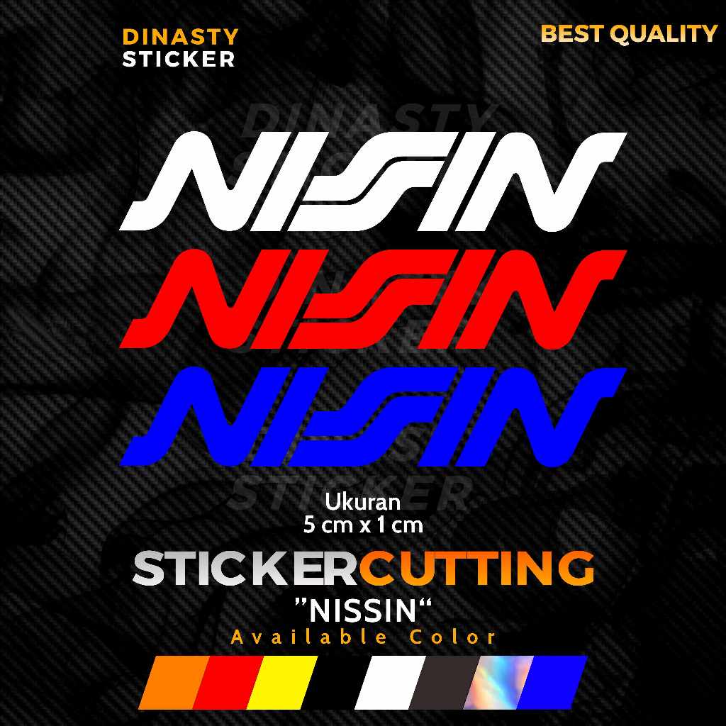 Nissin CALIPER CUTTING STICKER STICKER | Shopee Philippines