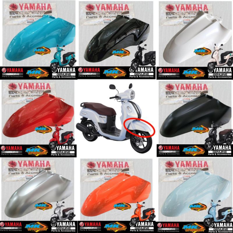 Front Fender, Fazzio 125 Front Fender Sparkbor Cover Original Yamaha ...