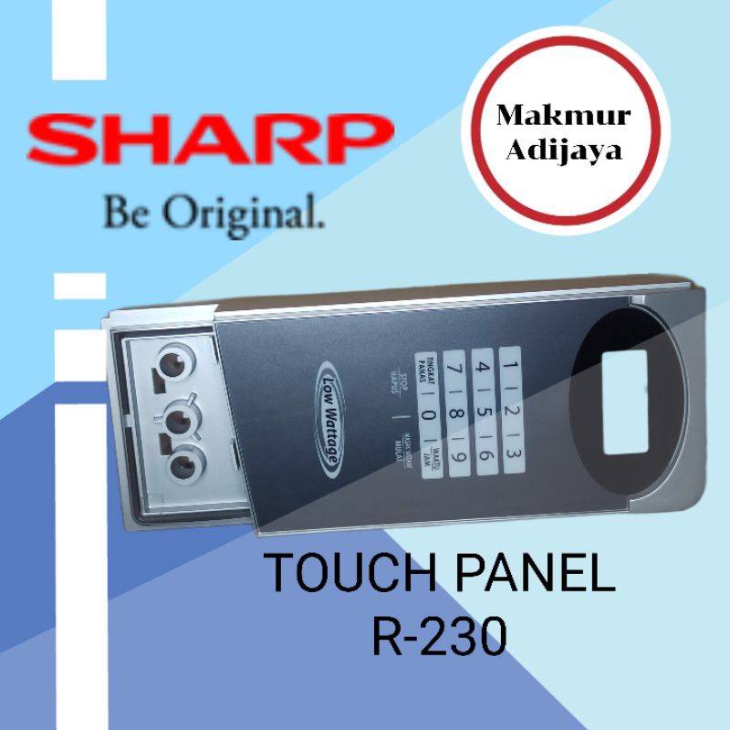 TOMBOL Sharp R-230 microwave switch panel touch button board | Shopee ...