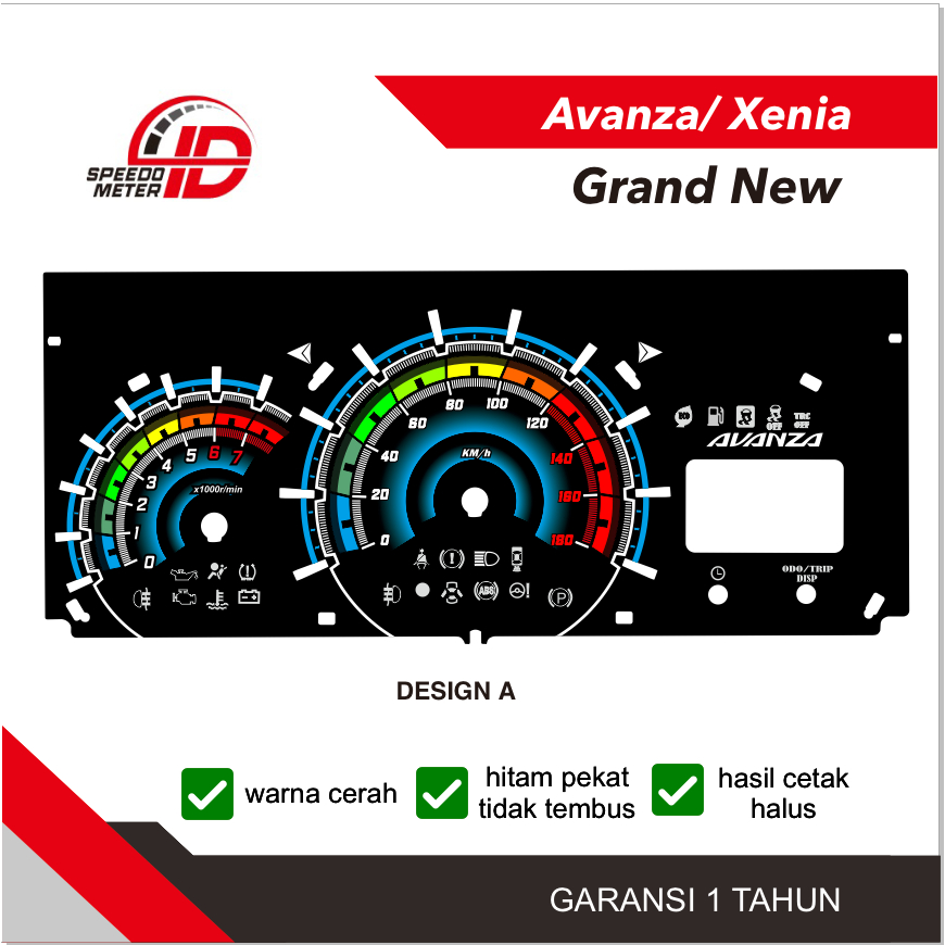 Grand NEW AVANZA XENIA Speedoemeter Panel Board | Shopee Philippines