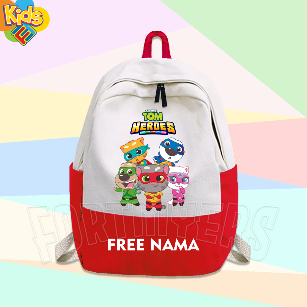 Children's BACKPACK BAG TALKING TOM HEROES CHILDREN'S SCHOOL BAG FREE ...