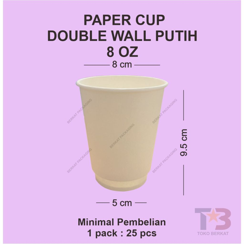 PUTIH Paper cup Double Wall 8oz Contents 25pcs/Paper cup Double Wall ... PUTIH Paper cup Double Wall 8oz Contents 25pcs/Paper cup Double Wall ...