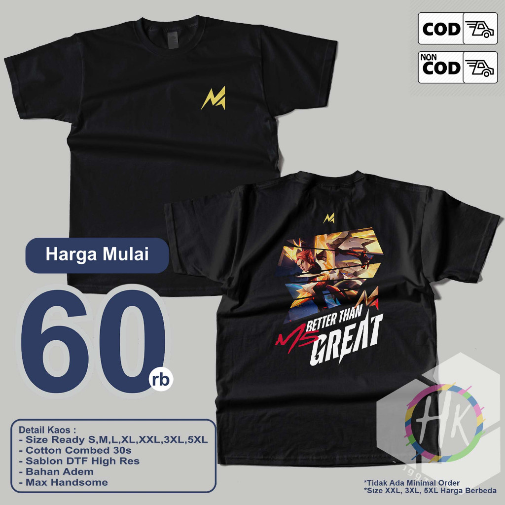 T-shirt KAOS M5 MLBB YU ZHONG 2023 | Shopee Philippines