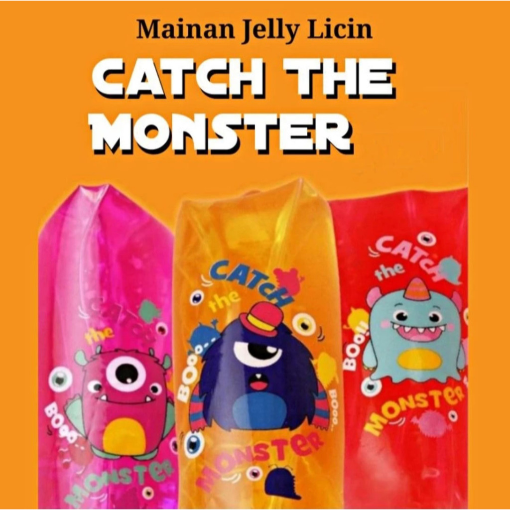Catch THE MONSTER JELLY Kids Toys JELLY MONSTER AIR SQUISHY | Shopee ...