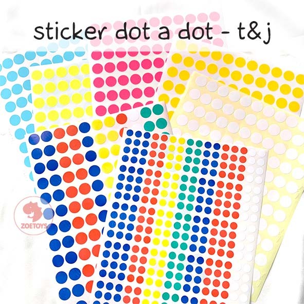 Zoetoys Sticker Dot a Dot - T&J | Reusable Color Dot Activity ...
