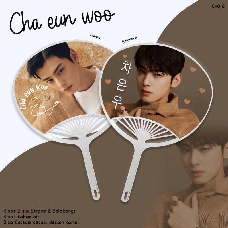 Cha EUN WOO Hand Fan/CHA EUN WOO Shell Fan/CHAEUNWOO HANDFAN | Shopee ...