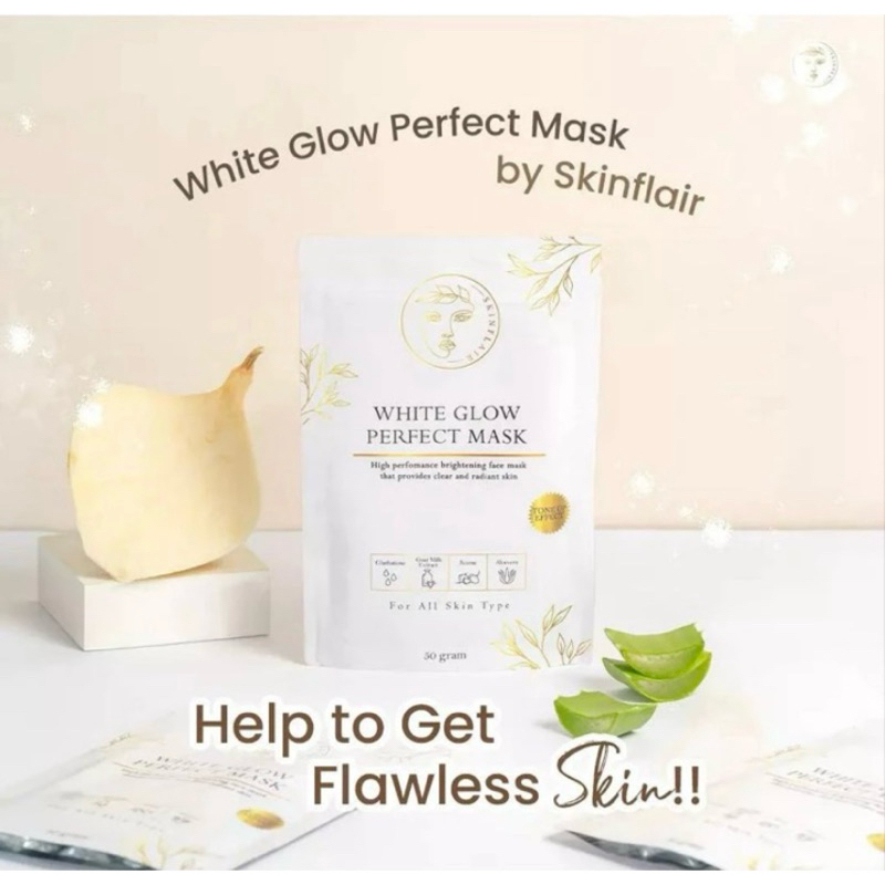 WHITE GLOW PERFECT MASK BY SKINFLAIR | Shopee Philippines