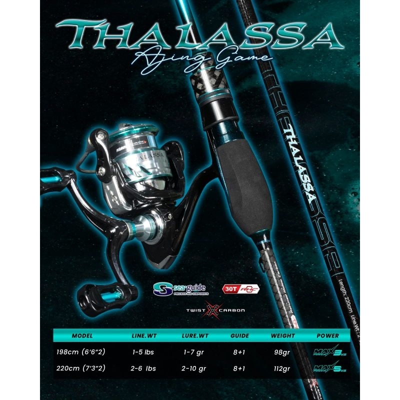 Daido THALASSA Fishing Rod 198CM & 220CM | Shopee Philippines