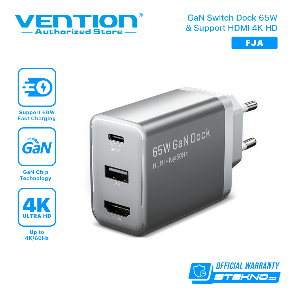 Vention GaN Adapter Switch Dock usb C usb A HDMI Docking Nintendo ...