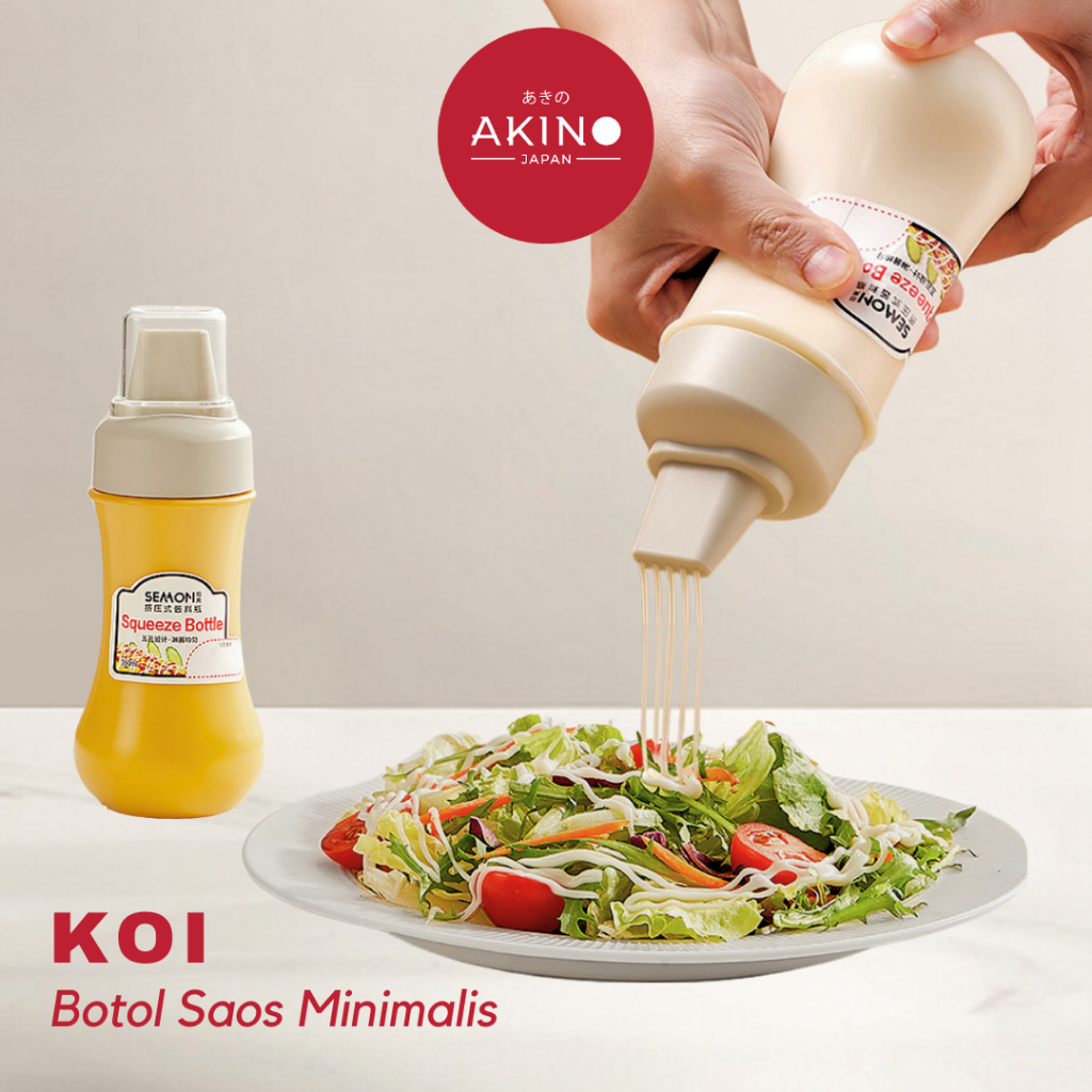 KOI Smart Mayonnaise 5-Hole Bottle, Easy Minimalist Chili Sauce ...