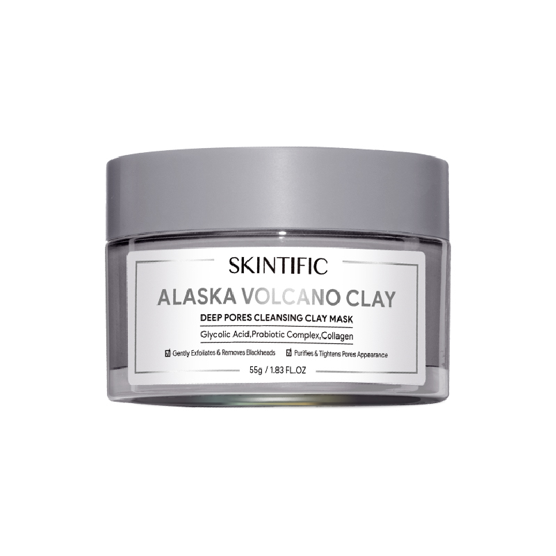 SKINTIFIC Alaska Volcano Clay Mask Blackhead Mask Deep Pores Cleansing ...