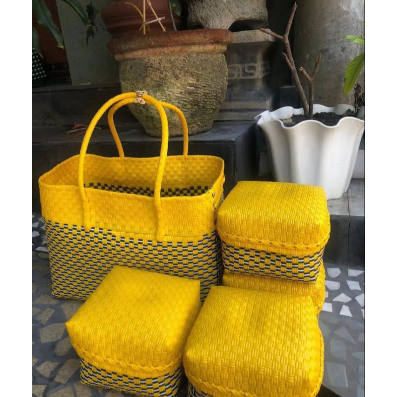 KEBEN JALI CONTENTS 4 AND 2 COLOR YELLOW / KEBEN / KEBEN SET 2 / KEBEN ...