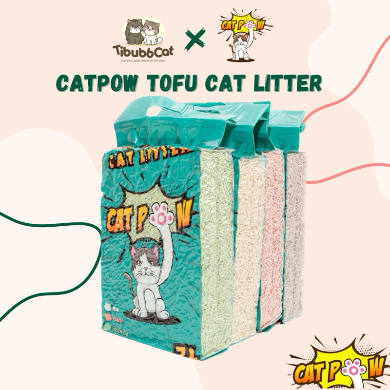 CATPOW Tofu Cat Litter Cat SAND Soya Gumpal CAN BE Flush | Shopee ...