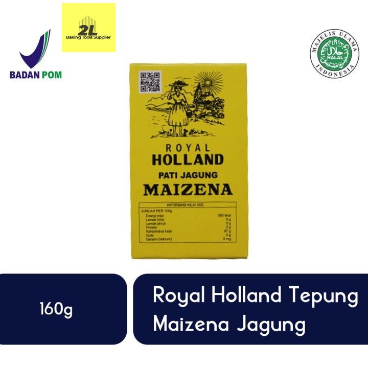 Royal holland cornstarch corn starch flour 160 grams | Shopee Philippines