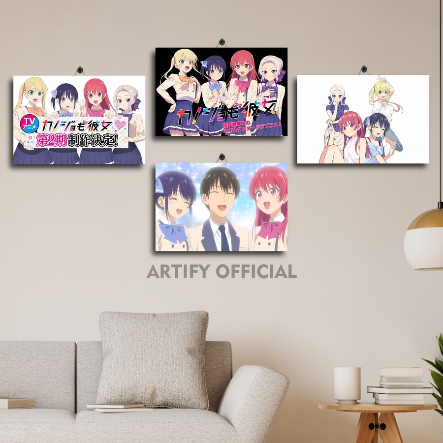 Waifu Kanojo Mo Kanojo Anime Character Living Room Decoration 20X30 ...