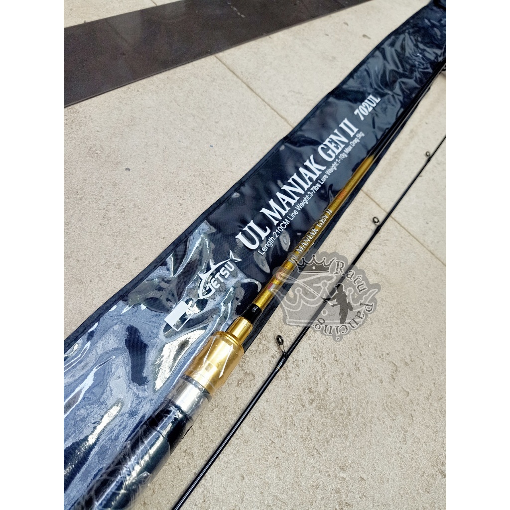 Ul Getsu Maniak 702 Ultra Light gen II Fishing Rod | Shopee Philippines
