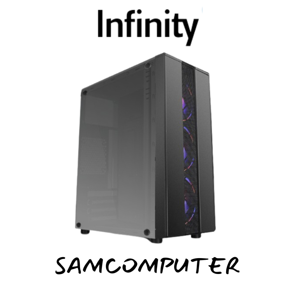 Infinity CYCLOPS - Mini-ITX, Micro-ATX, ATX Gaming Case Plus 3 RGB Fan ...