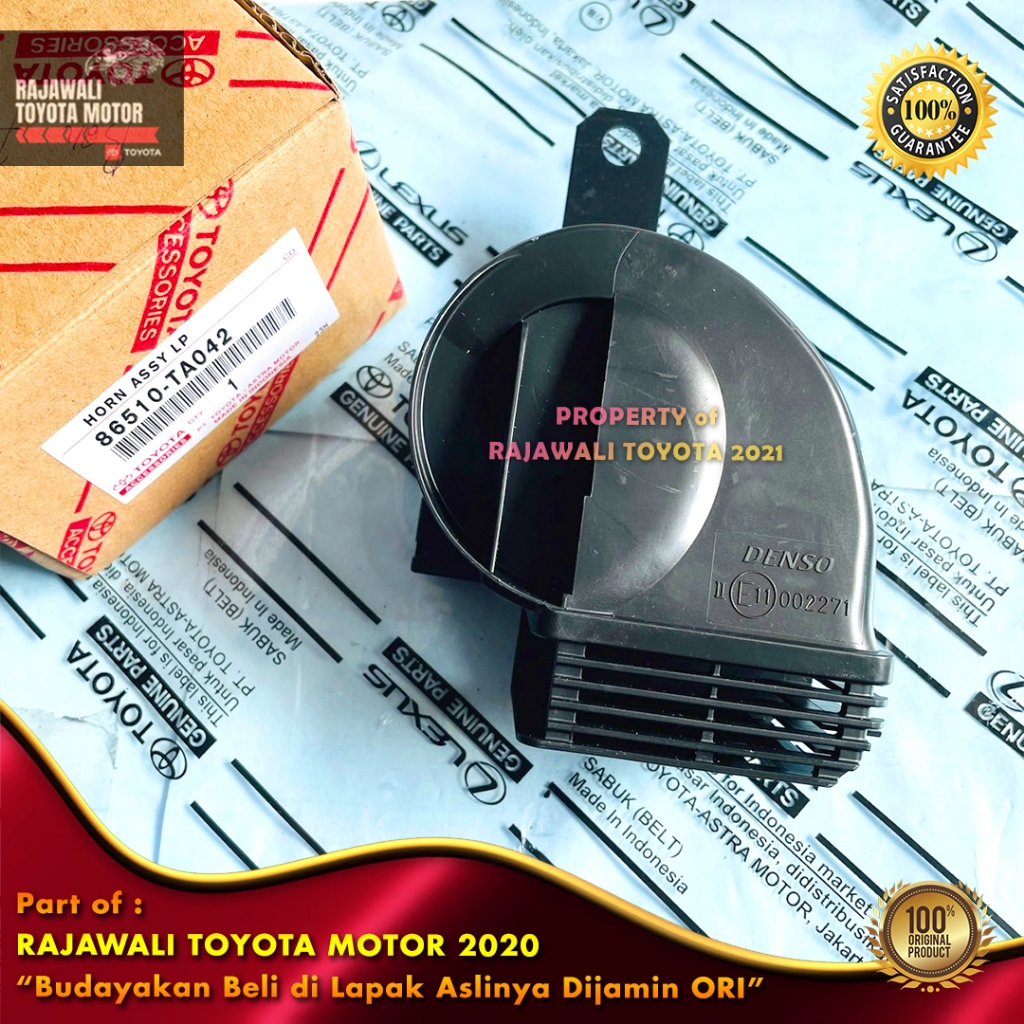 Horn Premium Low Pitch Innova Zenix, Reborn, Fortuner & Camry Conch ...