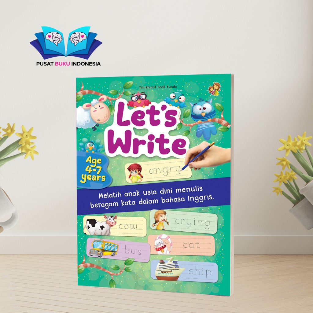 Let'S WRITE English Words Practice Learning Activity Book for Preschool ...