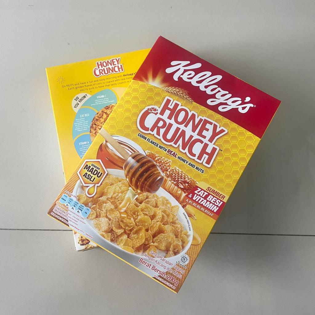 Kellogs HONEY Crunch 200 Gr KELLOGG Corn Flakes with real HONEY and ...