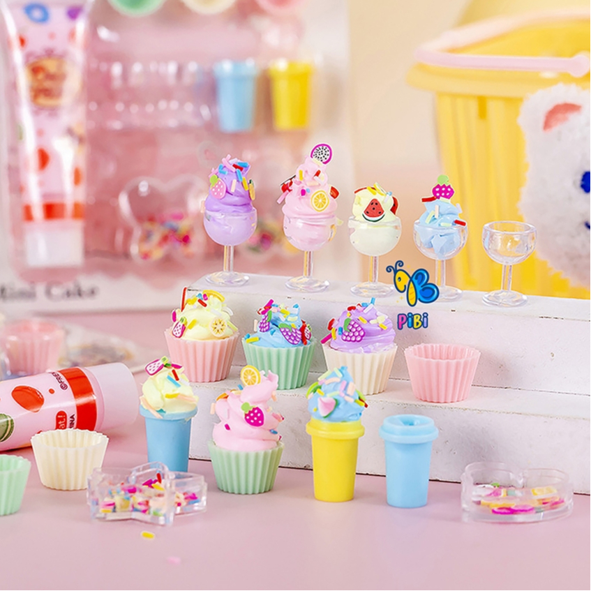 Pibi - DIY mini Cupcakes / Deco Cream / Clay / Art and Craft for kids ...