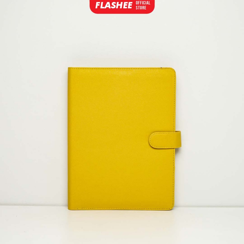 Flashee Binder A5 Yellow Color Fill 20 Holes For 20 Ring Binder Plain ...