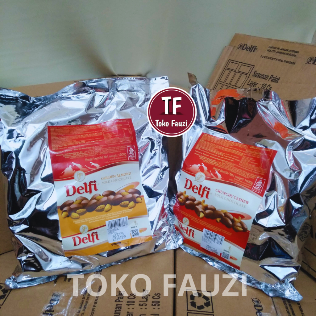 Delfi Almond Mede Chocolate Packed 1kg Special Ramadhan Eid Al-Fitr ...