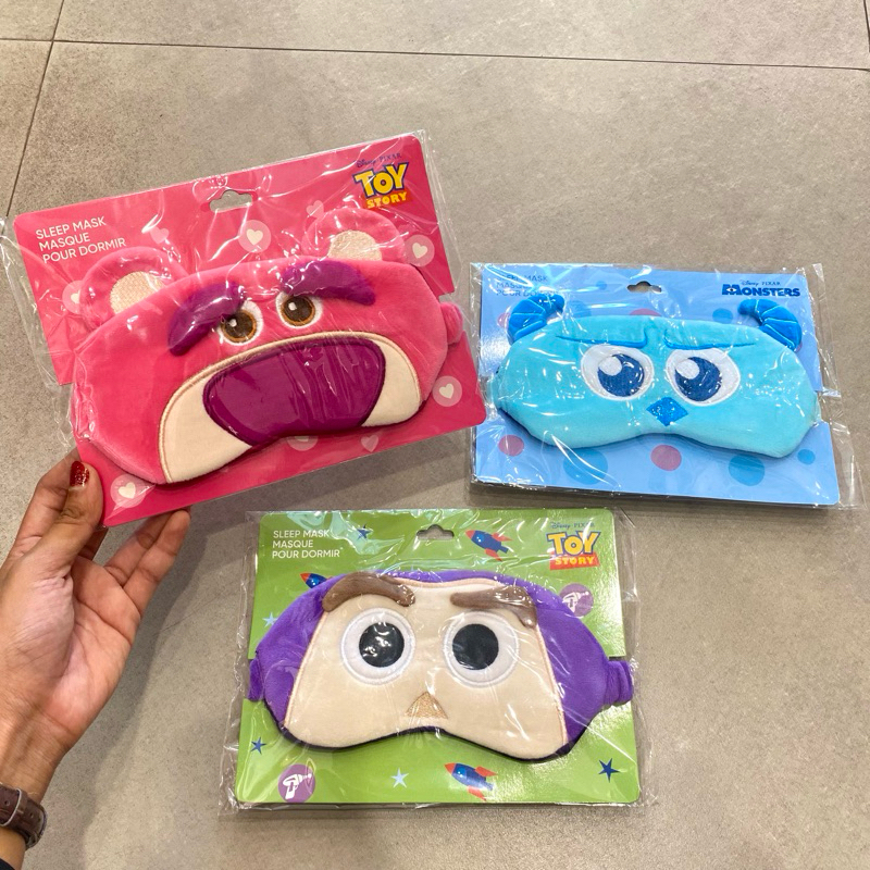 Miniso sleep mask/Toy story collection sleep mask/We bare bear sleep ...