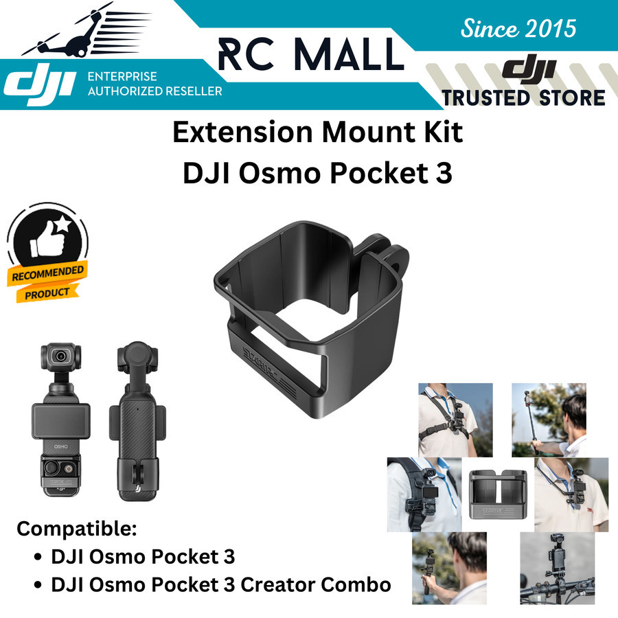 Expansion Adapter Mount DJI Osmo Pocket 3 Extension Bracket Mounting ...