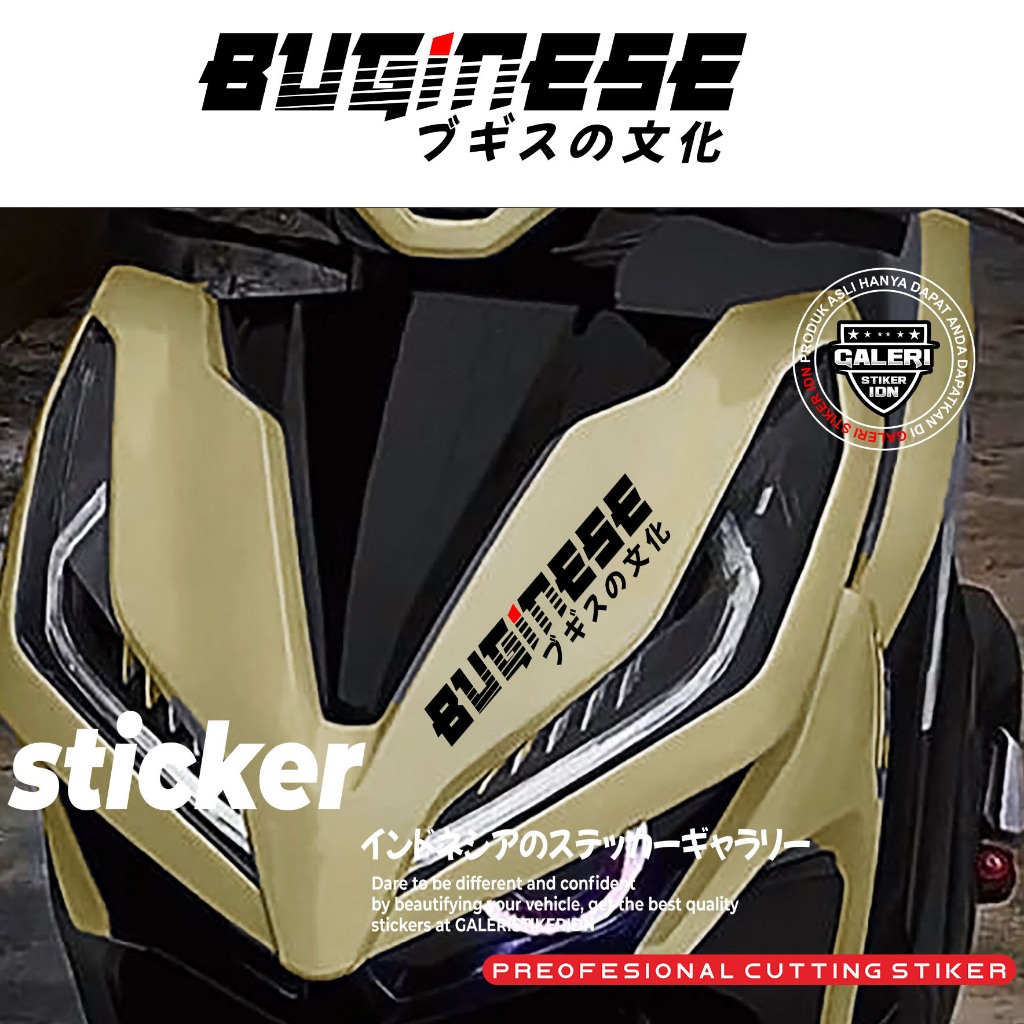 ORIGINAL BUGINESE STICKERS CUTTING STICKERS NEWEST BUGINETION STICKERS ...