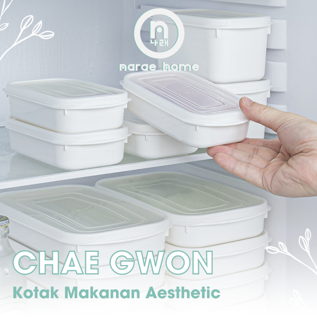 红NARAE 红CHAE GWON Airtight Vegetable Storage Box Transparent Snack ...