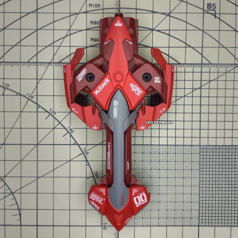 Rep BODY MACH FRAME REPAINT MS-06S CHAR'S ZAKU II+CUSTOM SFM CHASSIS ...