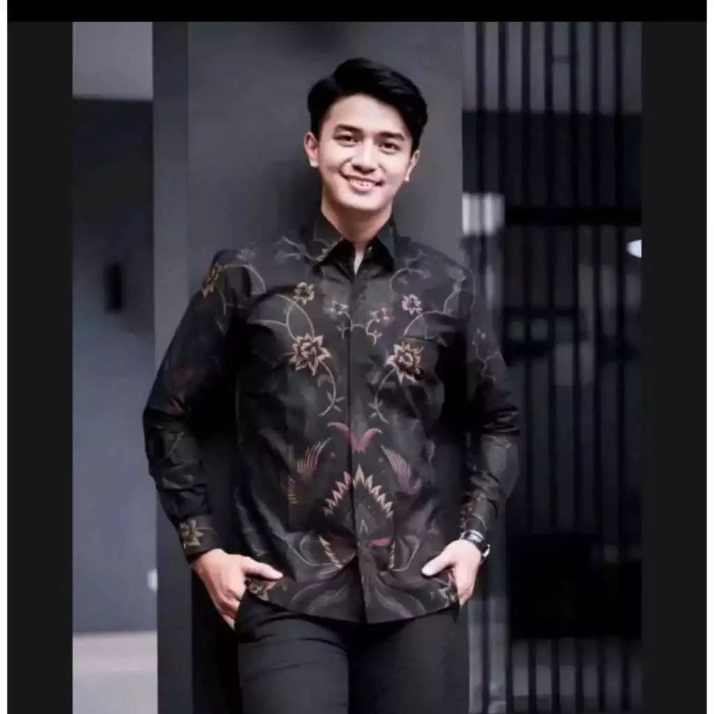KEMEJA Men's BATIK SHIRT LONG SLEEVES ELEGANT PREMIUM DISTRO BATIK ...