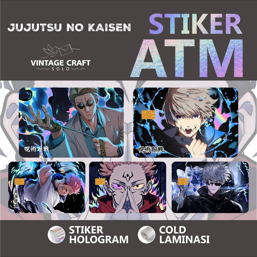 Nanami Inumaki Premium Hologram Jujutsu no Kaisen ATM Skin Card Sticker ...