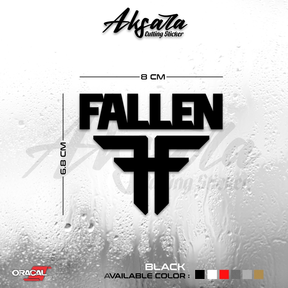 Fallen logo Cutting Sticker | Cutting FALLEN logo Sticker | Shopee ...
